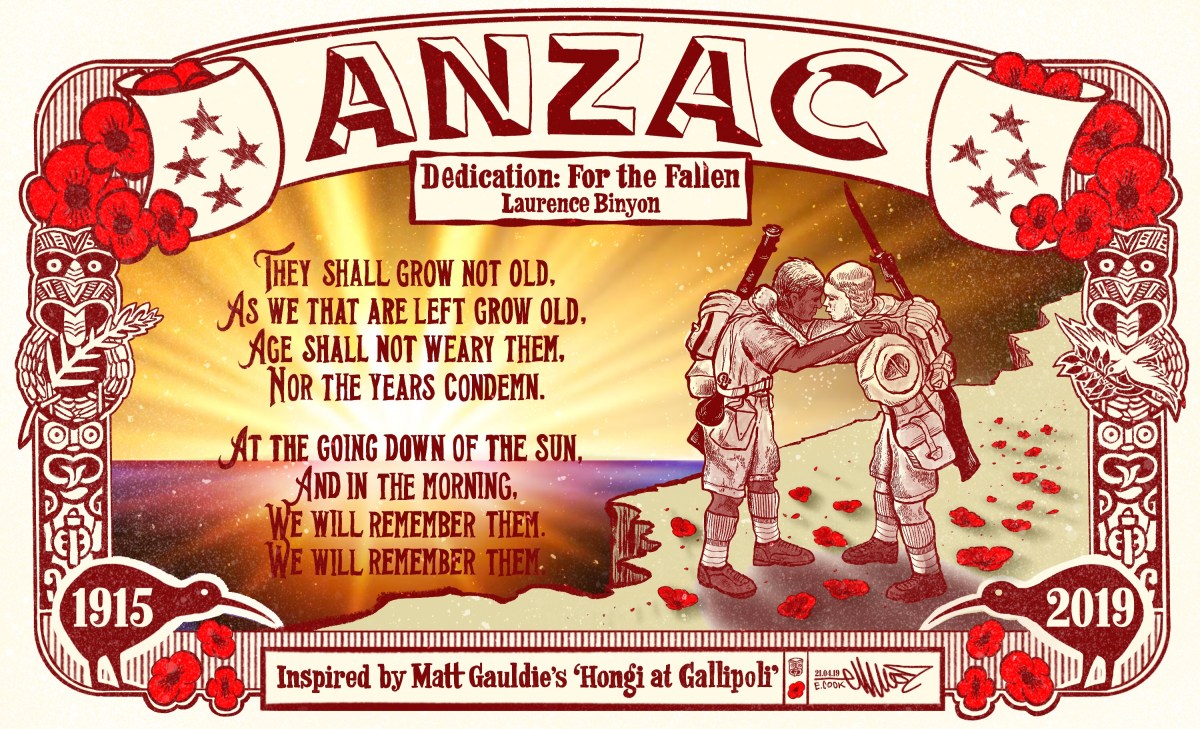 Anzac Day Cartoons 2019 – Emma Cook